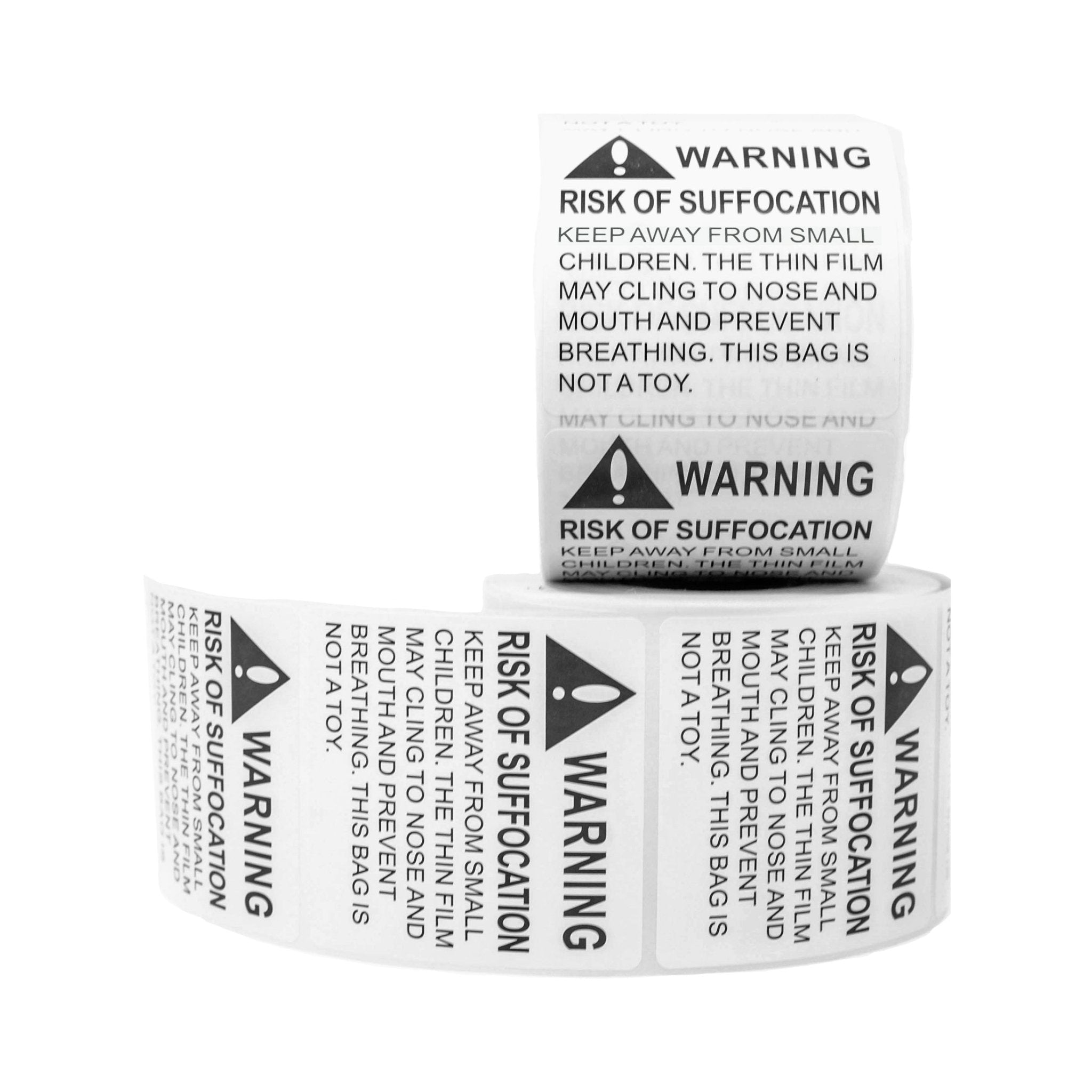 Packaging Labels- Risk of Suffocation Warning Labels – Innovative Haus